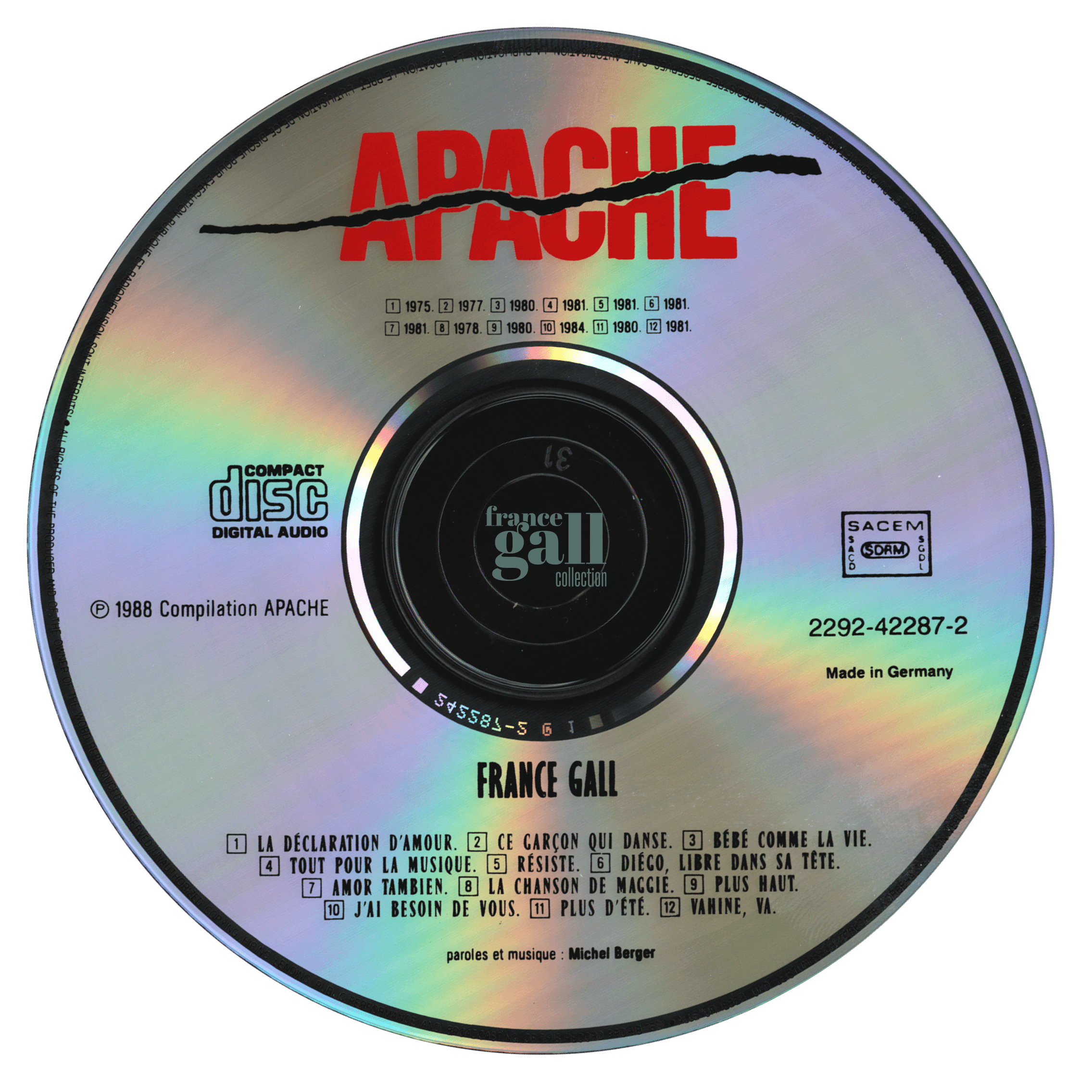 Coffret 3CD - France Gall Collection 2 (Coffret France Loisir 3CD ...