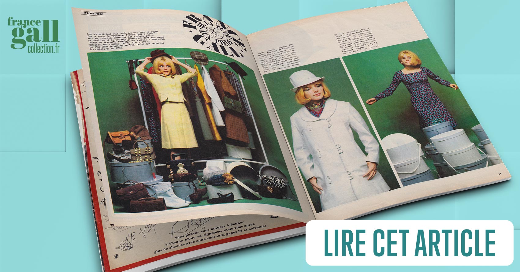 Presse | France Gall, de la tête aux pieds | France Gall Collection