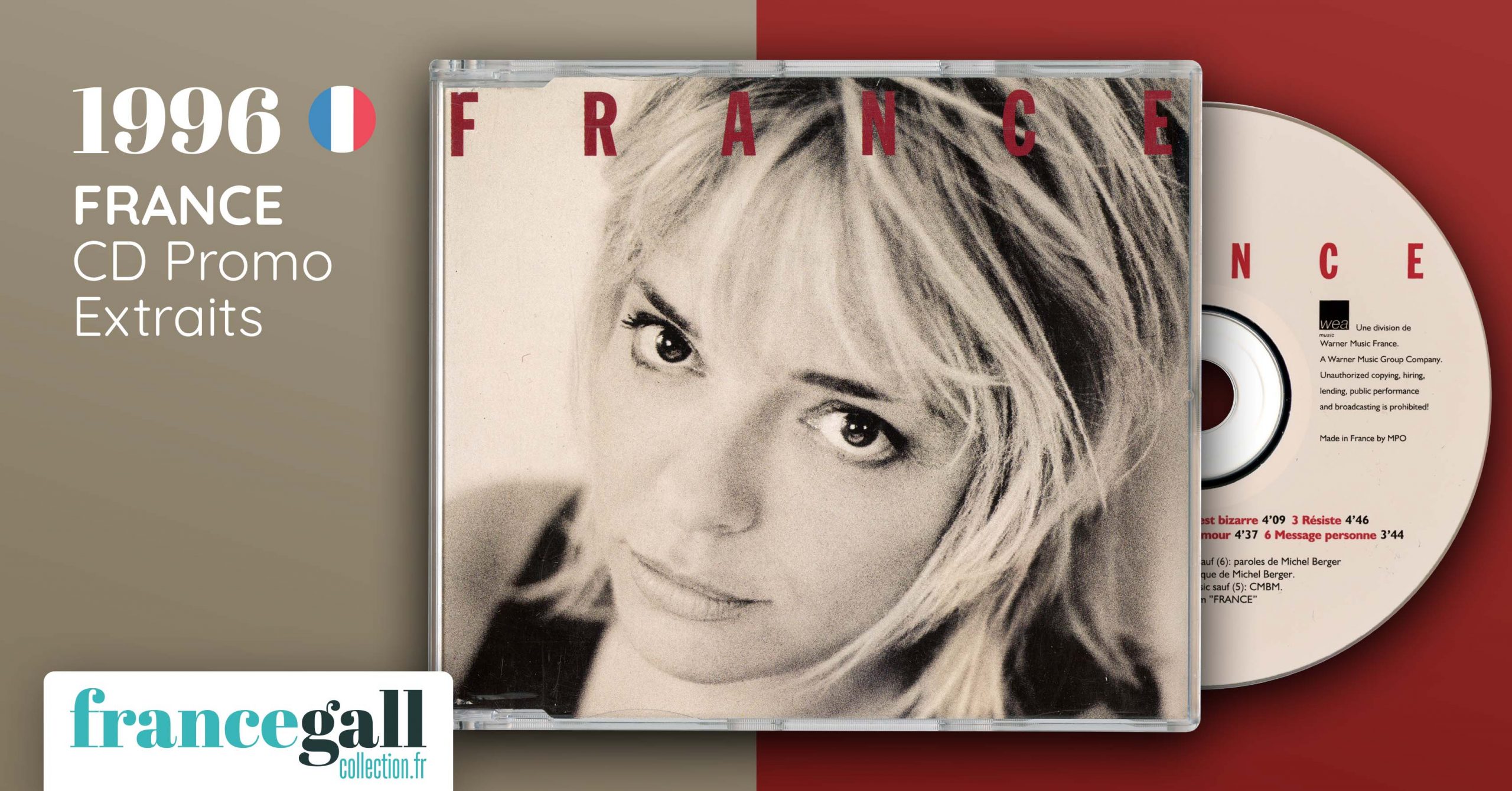 CD - France (Promo 6 titres) - 1996 - France Gall Collection