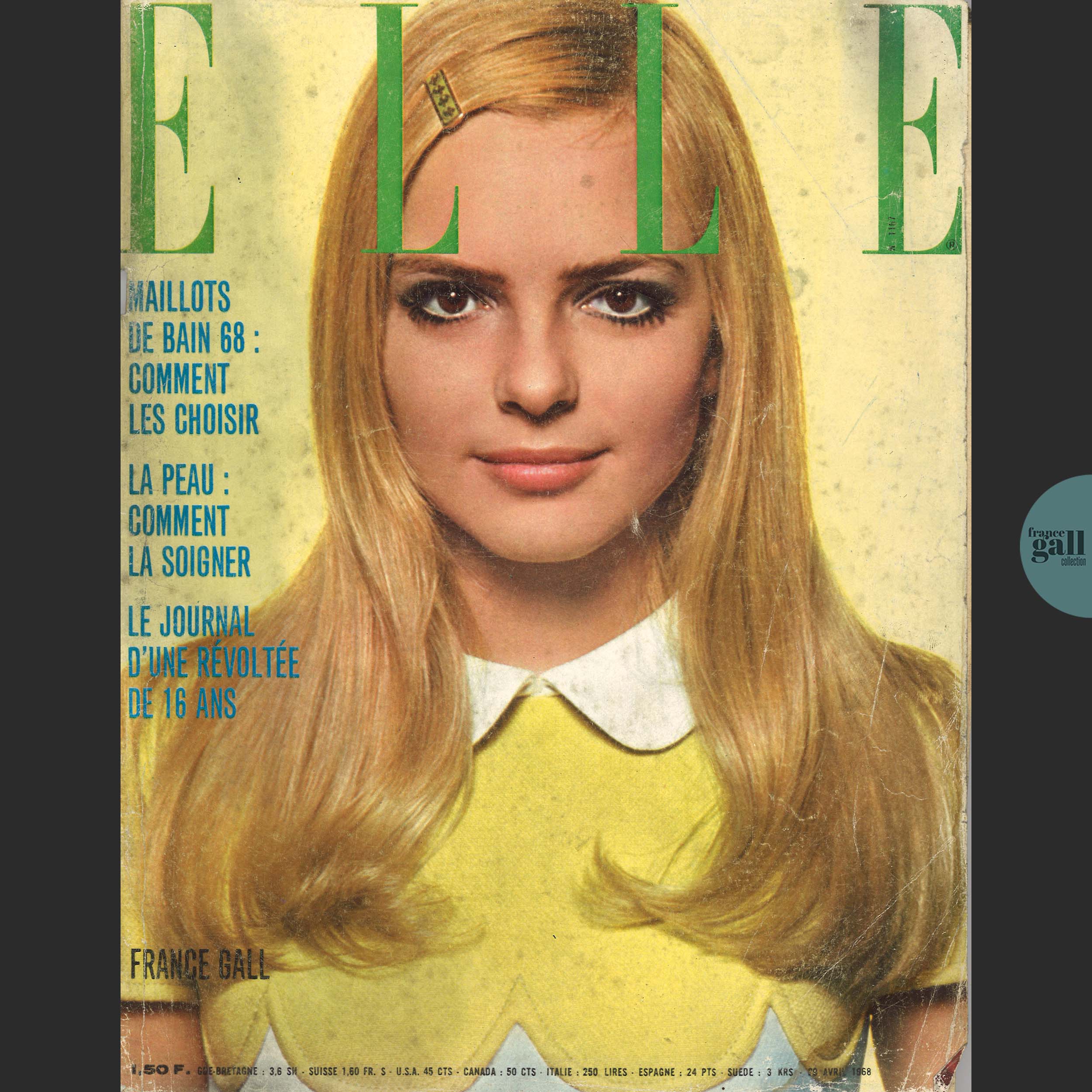 France Gall - Presse - ELLE N°1167 / Avril 1968