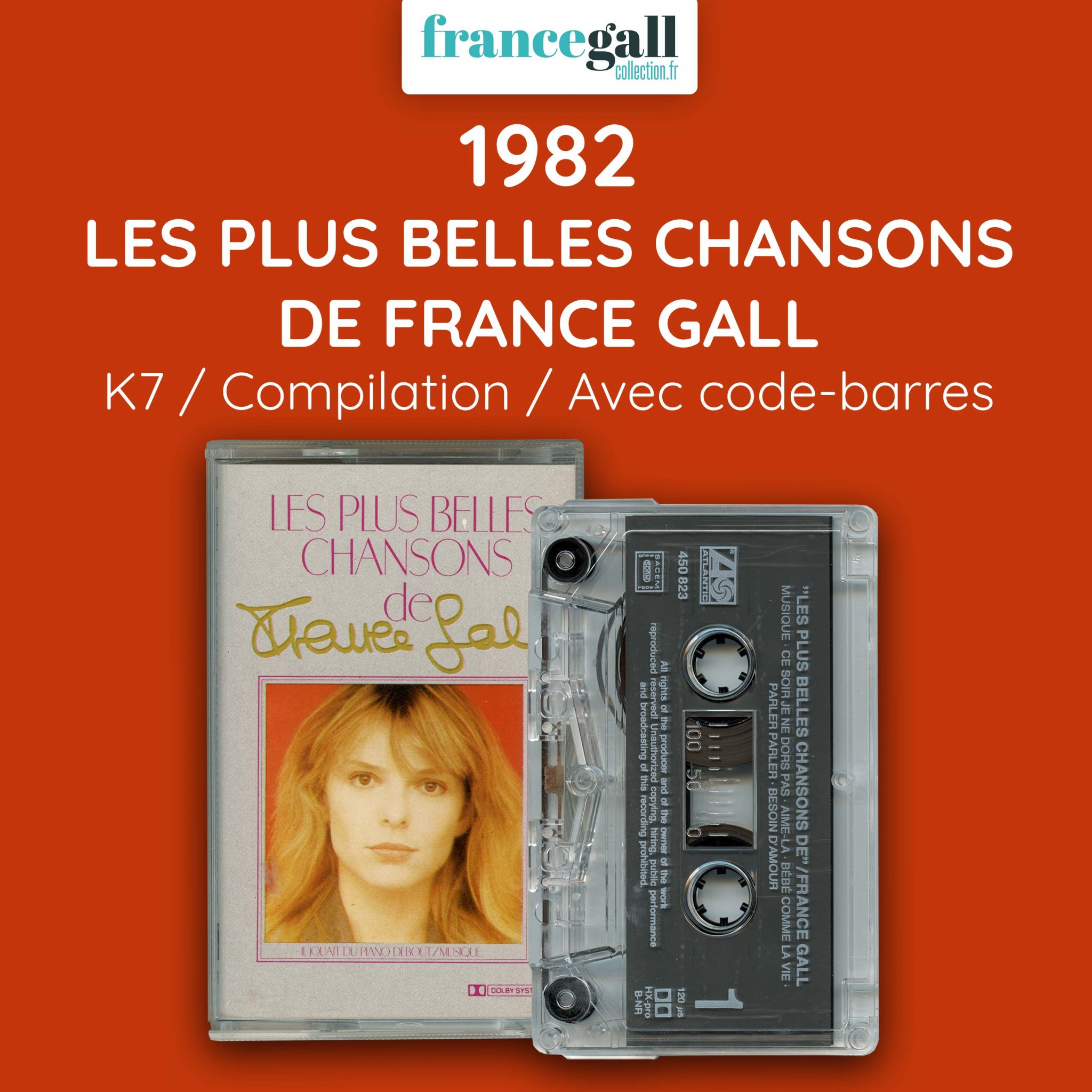 Les plus belles chansons de France Gall (Cassette noire avec code ...