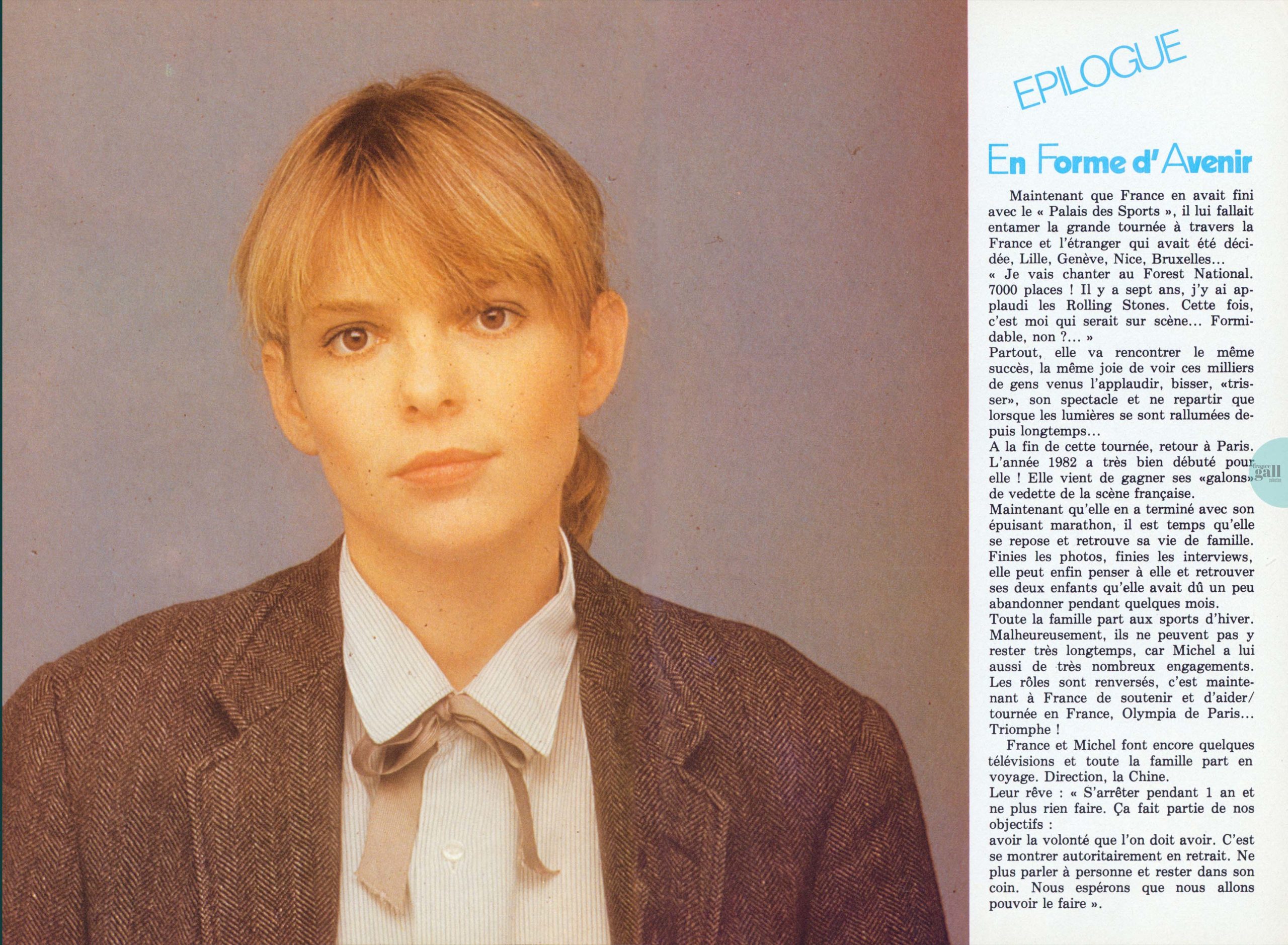 France Gall - Show Biz n°2 / 18 pages spéciales / 1982
