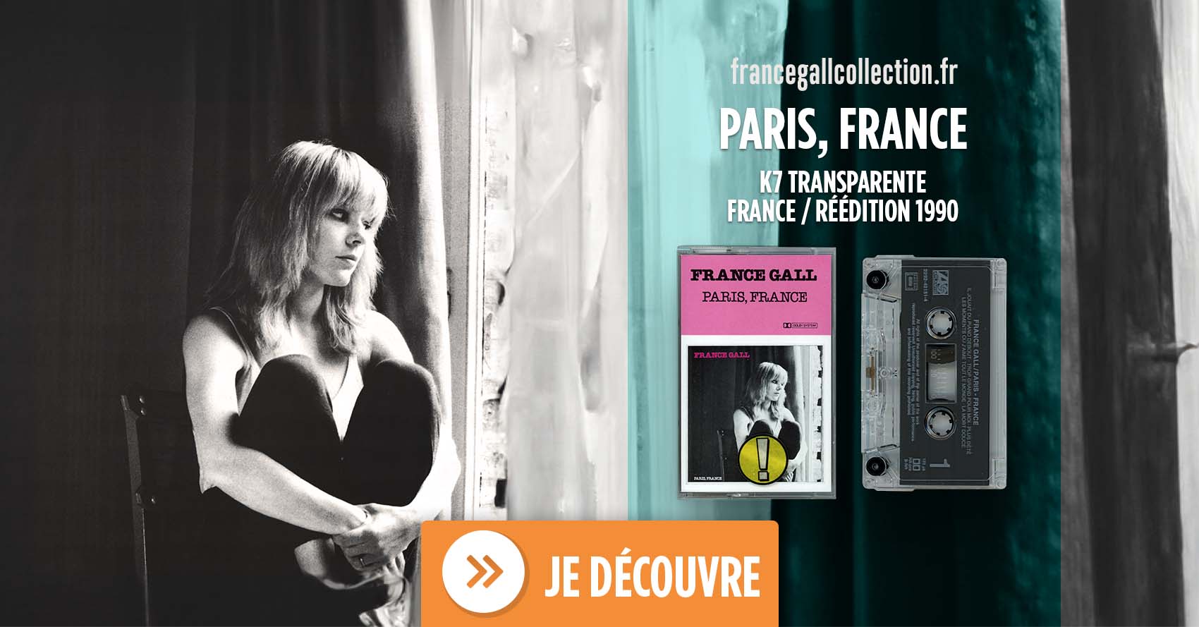 France Gall - Paris, France (Cassette transparente) - 1990