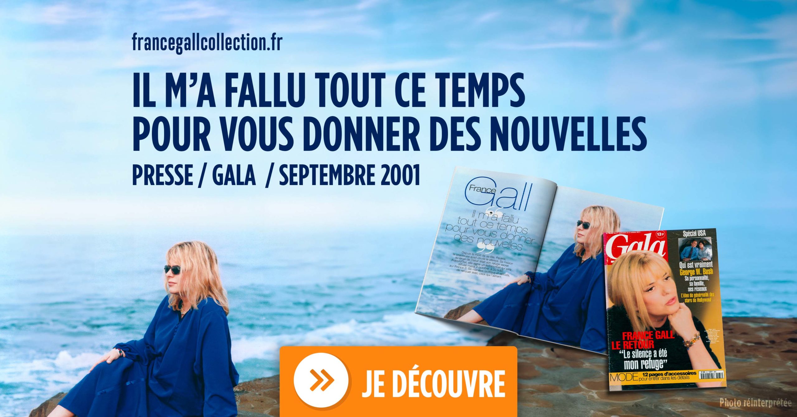 France Gall - Presse - Gala n° 433 / 27 septembre 2001