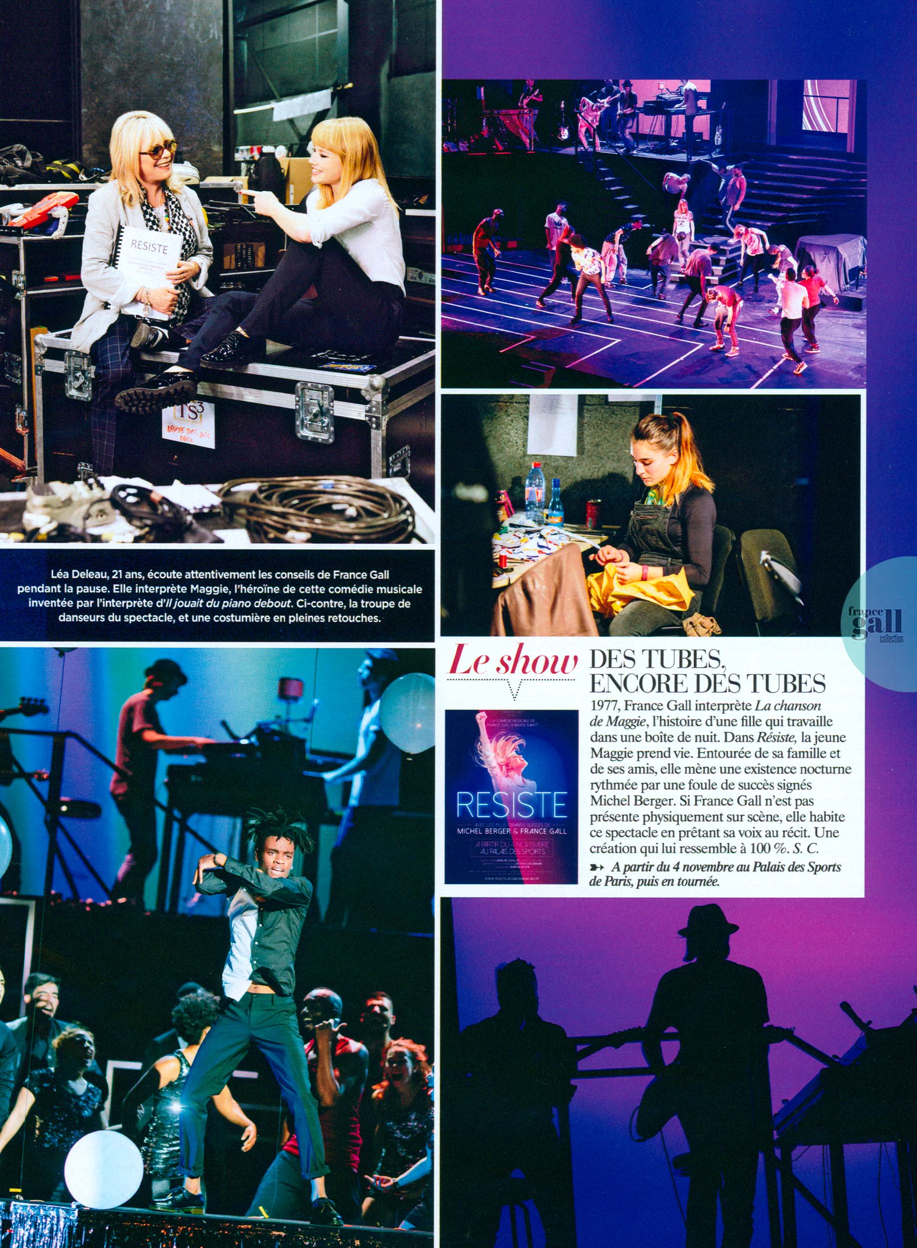 France Gall - Presse - Gala n° 1168 / 28 octobre 2015